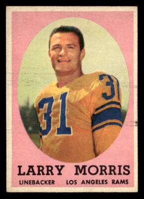 Larry Morris 1958 Topps Rookie Card #50 Los Angeles Rams | eBay