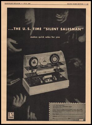 1947 U. S. Time Corp. New York Kelton And Waterbury Watch Clock Display ...