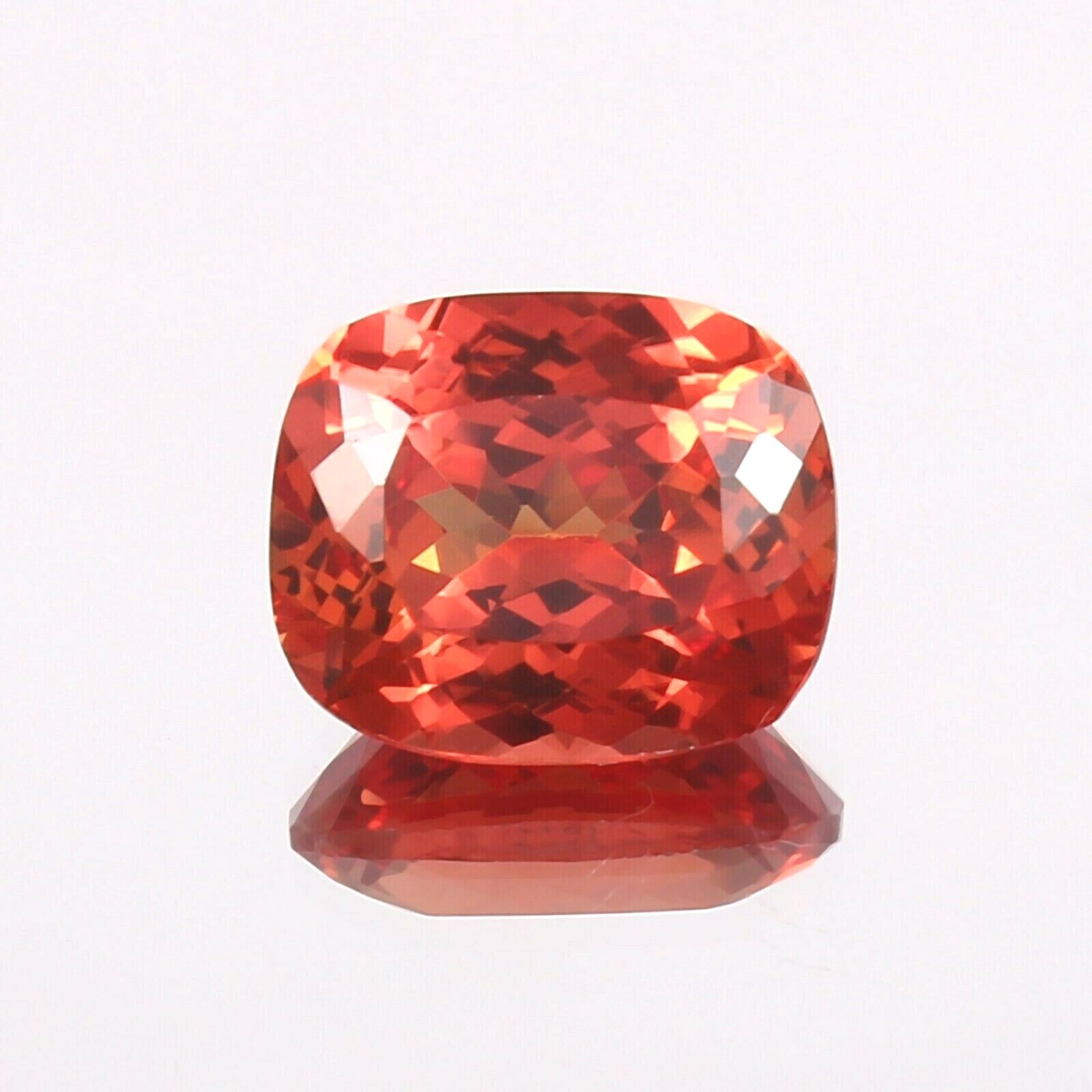 Superior Natural Ceylon Padparadscha Sapphire Loose Cushion Gemstone ...