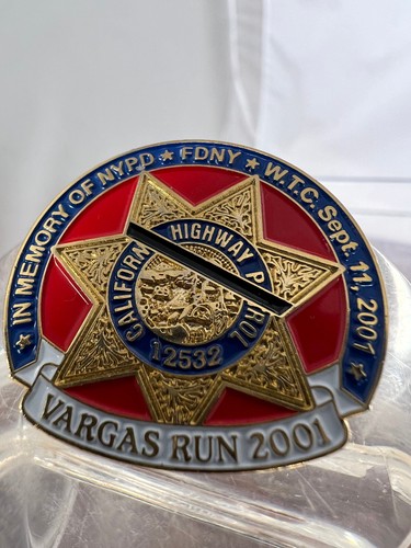 CHP California Highway Patrol Police Pin Badge 9-11 Commemorative NYPD ...