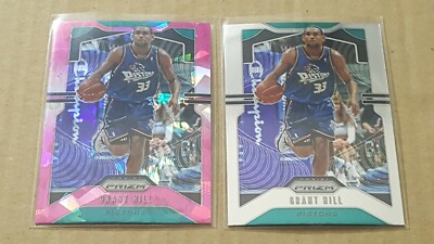 Grant Hill 2019-20 Prizm Pink Ice Parallel + Base Card #24 Very Nice ...