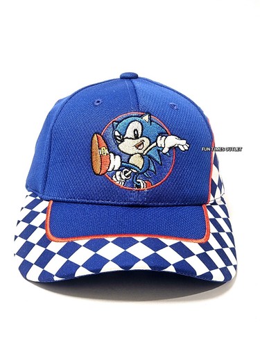 Sonic The Hedgehog 3D Embroidered Strapback Baseball Cap Hat Youth Sega ...