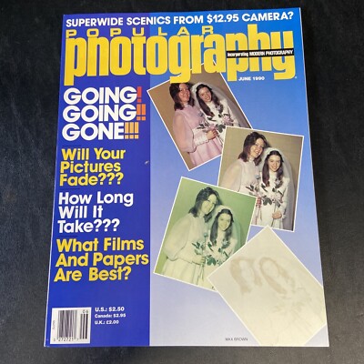 Popular Photography Magazine June 1990 Going Going Gone | eBay