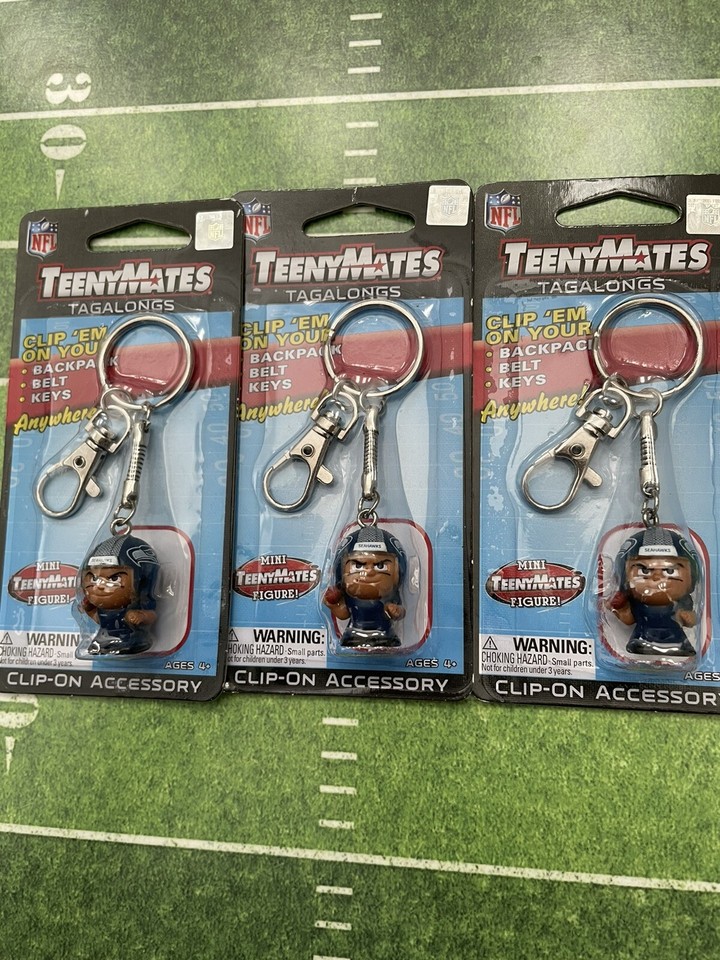 NFL Teenymates - "Tagalongs" Keychains - Seahawks Perfect for Stocking ...