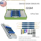 US DASK Sinus Lift Kit Advanced Implant Drills Stoppers Elevation ...
