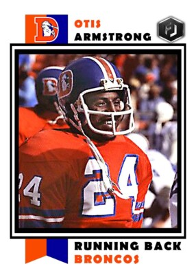 ACEO OTIS ARMSTRONG DENVER BRONCOS CUSTOM HAND MADE ART CARD | eBay