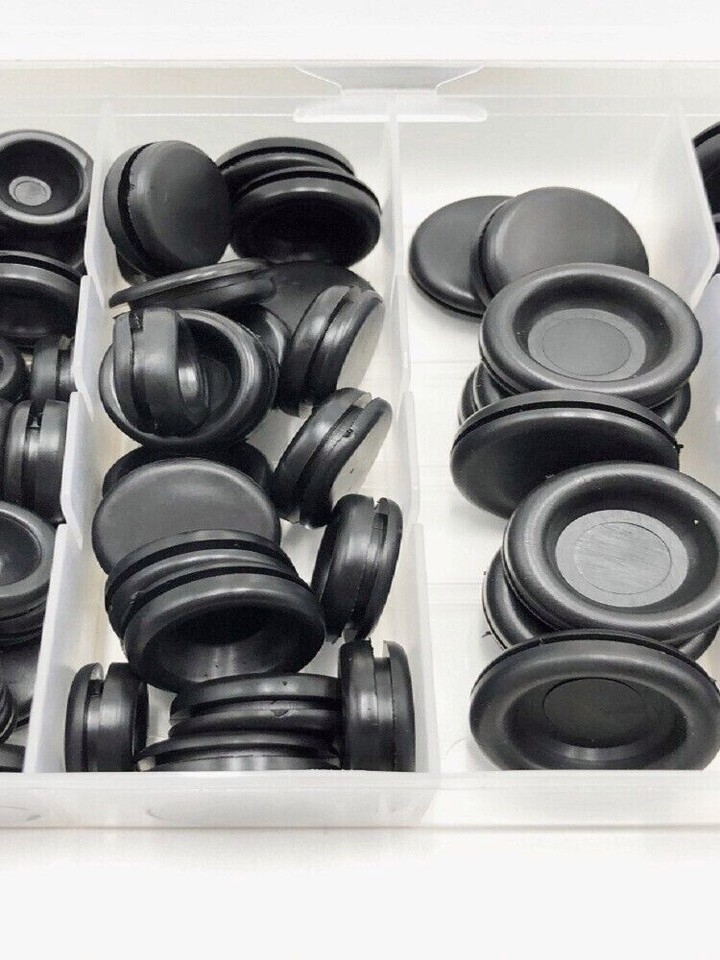 170PCS Rubber Grommet Electrical Wiring Gasket Assortment Firewall Hole ...