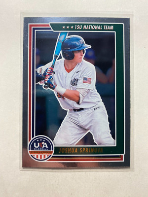 Joshua Springer 2022 Panini Stars & Stripes USA Baseball #85 Card | eBay