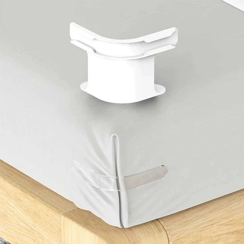 4/8Pcs Heavy Duty Bed Sheet Clips Corner Grippers Holders Keep Sheets ...