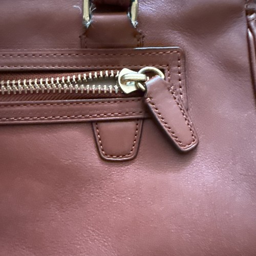 Coach Brown/Cognac Candace Legacy Carryall Purse Bag Zip Closure 24201 ...