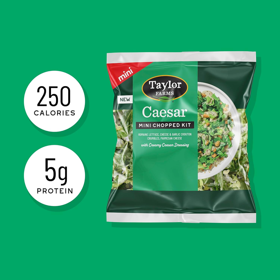 Taylor Farms Caesar Mini Chopped Salad Kit 4.42Oz | eBay