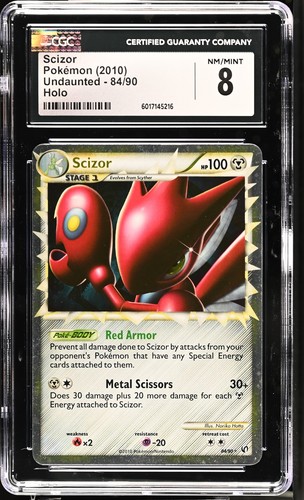 SCIZOR Undaunted Holo Rare Prime #84 CGC 8 Pokemon [Nostalgium] | eBay