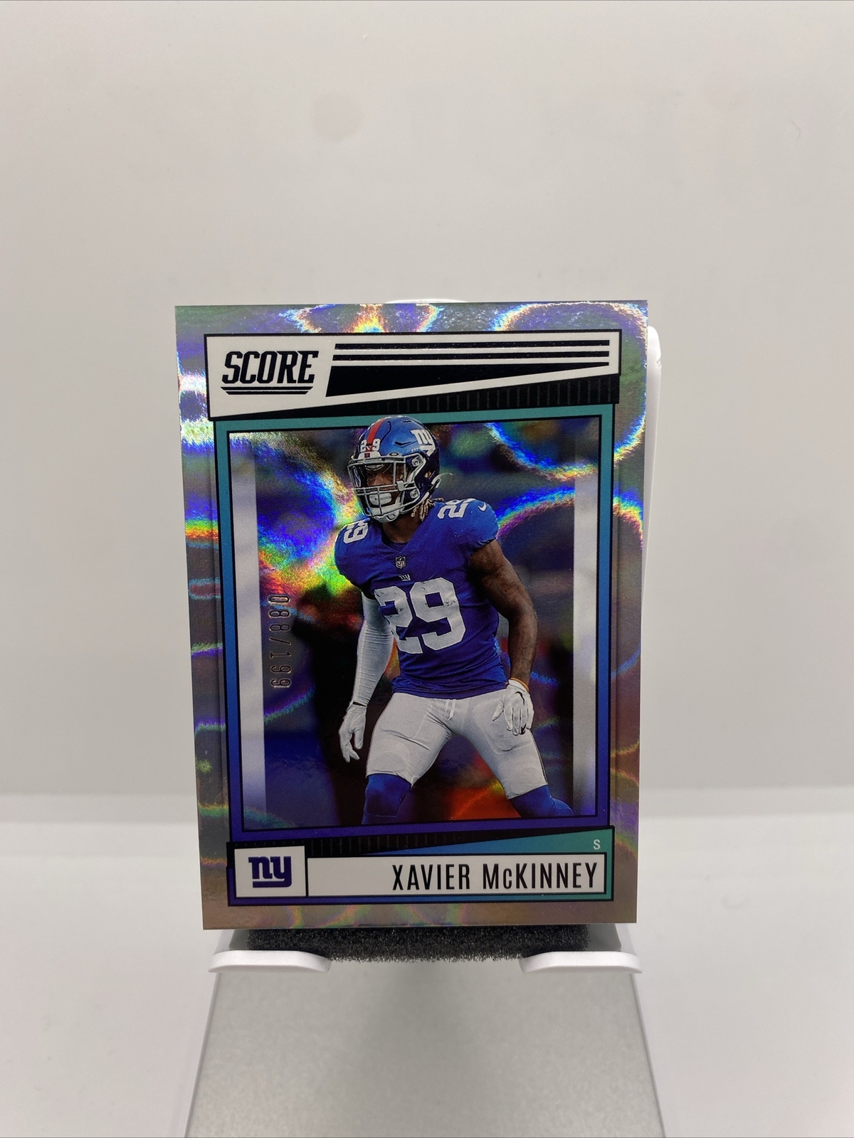 2022 Panini Score Xavier McKinney Circular Parallel /199 #238 | eBay