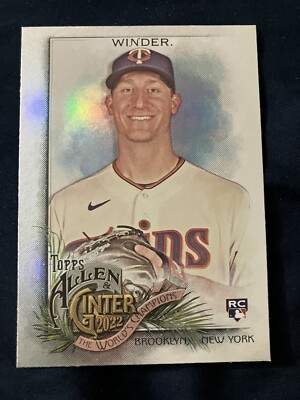 JOSH WINDER RC Silver Portrait Hot Box Foil 2022 Topps Allen & Ginter ...