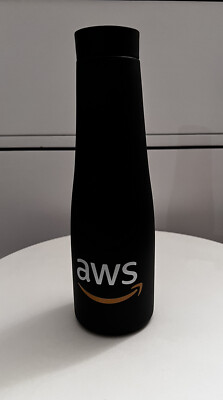 AWS Amazon Black Travel Mug Coffee 20 oz Stainless Steel Promotional ...
