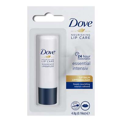 Dove Nourishing Lip Care 24 Hour Essential Lip Balm, 4.8g (0.16oz) | eBay
