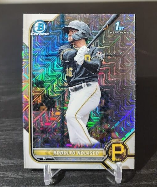 2022 Bowman Chrome Rodolfo Nolasco 1st Mojo Refractor #BCP-69 Pirates ...