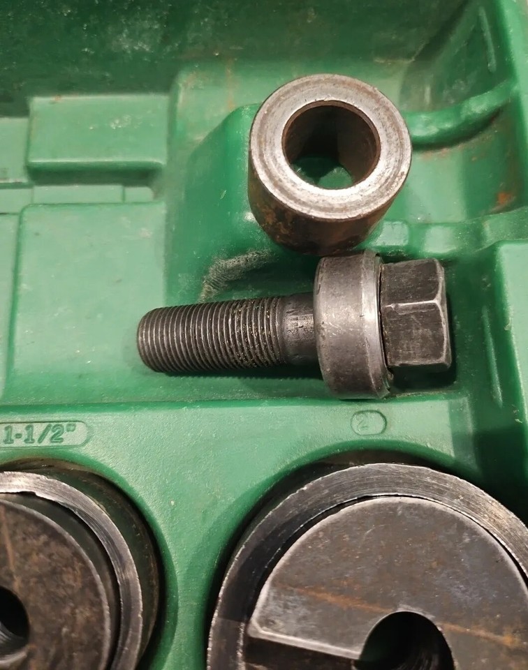 Used 2" Greenlee Quick Draw 7806SB Hydraulic Punch Driver Set Conduit ...