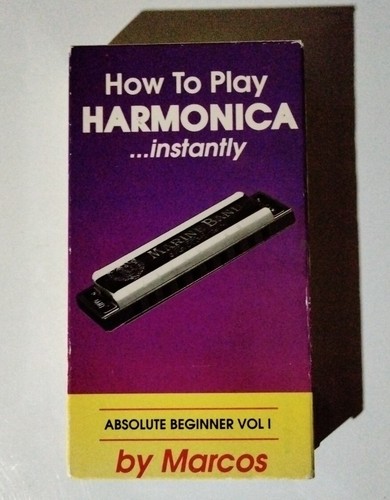 New How To Play Harmonica Instantly Absolute Beginner Vol 1 by Marcos VHS Hohner | eBay