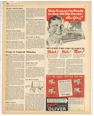 1941 Oliver Tractors Ad: Sturdy is the Word for OLIVER! | eBay