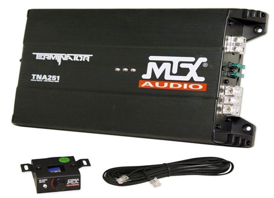 MTX Terminator TNP212D2 1200 Watt 2 Ohm Dual 12” Subwoofers/Sub Box/Amp ...