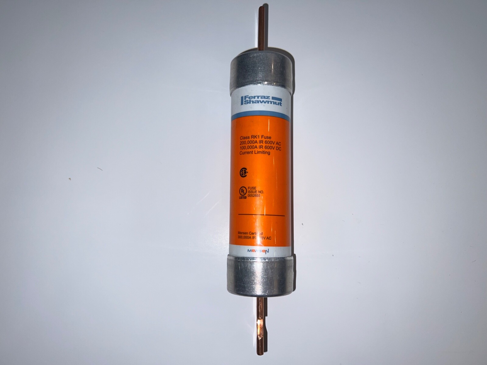 *NEW* MERSEN A6D125R 125Amp (125A) A6D 600V TIME DELAY CARTRIDGE PACK ...