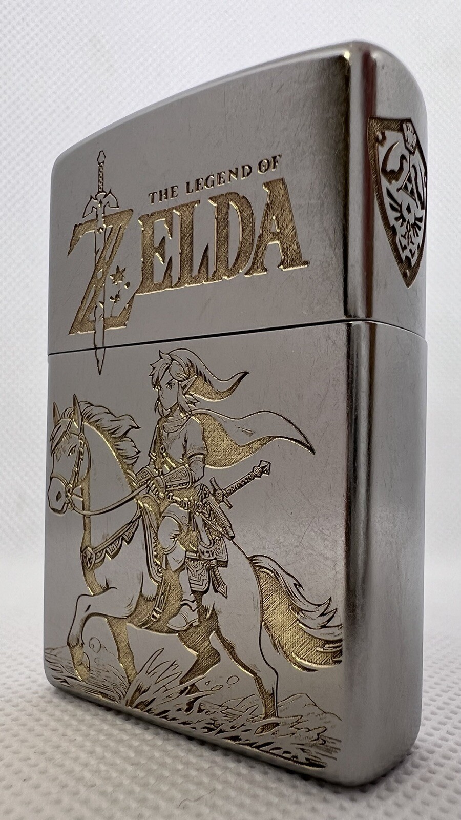 Engraved Zippo 2 Sided Link Legend of Zelda EDC Wind Proof Survival ...