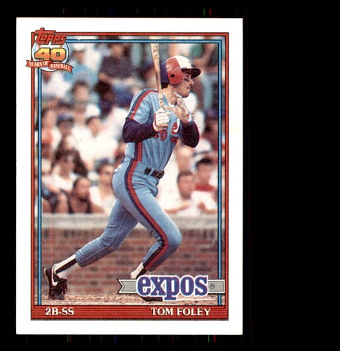 1991 Baseball Topps Tom Foley Montreal Expos #773 | eBay