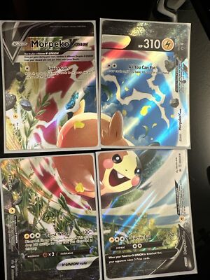 Morpeko V-Union Pokémon VMax 4 Card Set | eBay