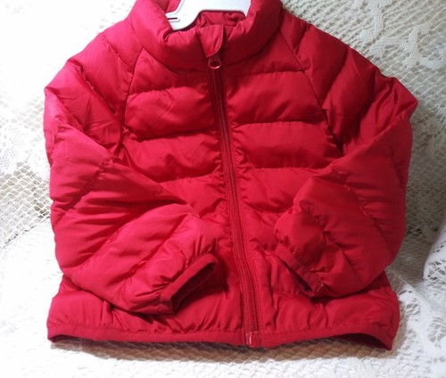 Kids -18 month - Puffer Jacket - Wonder Nation - Red ~ Zip, Pockets ...