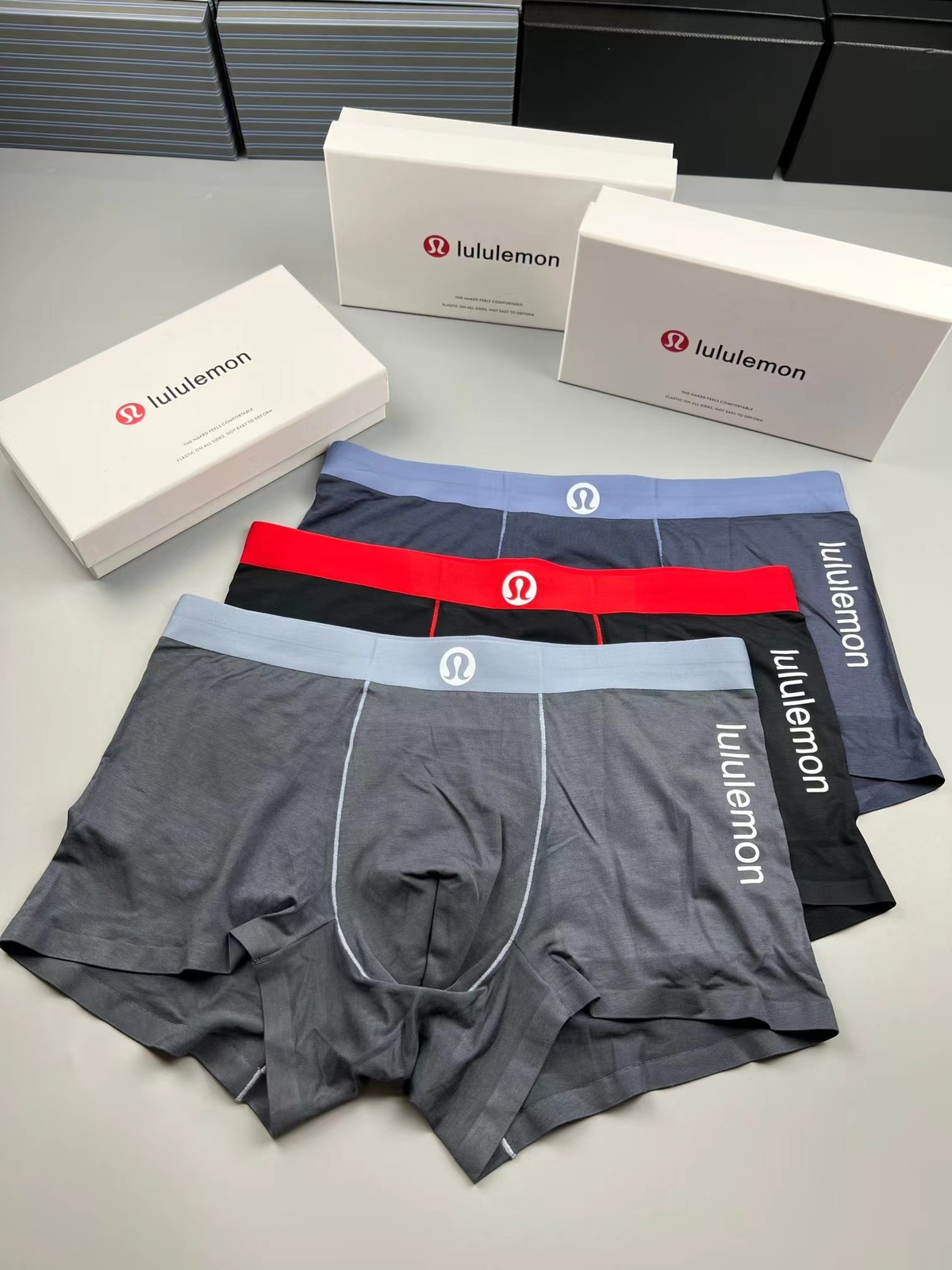 Lululemon 3 pieces Gift Box Set Men's Underwear breathable comfortable ...