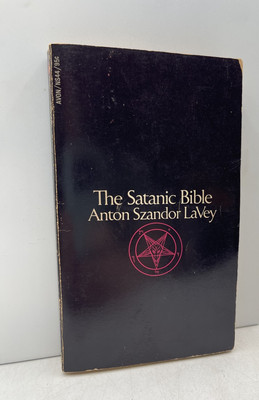 The Satanic Bible 1st Edition 5th Print Anton LaVey Church Of Satan ...