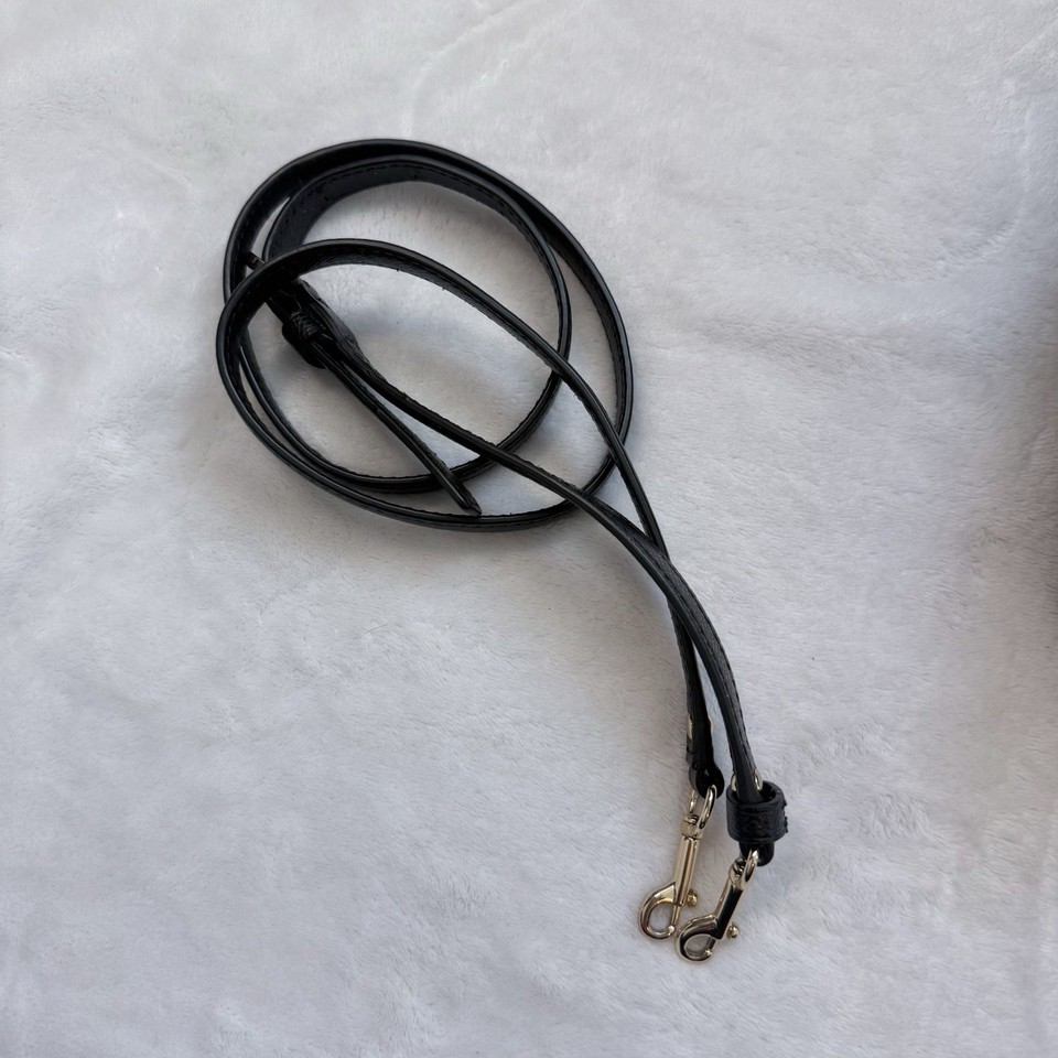 Coach Minetta Crossbody/Satchel Crossgrain Black Leather + Strap *Flaws ...