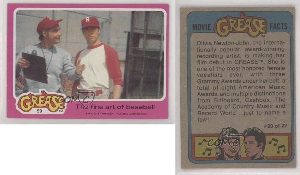 1978 Grease Sid Caesar Danny Zuko John Travolta The fine art of ...