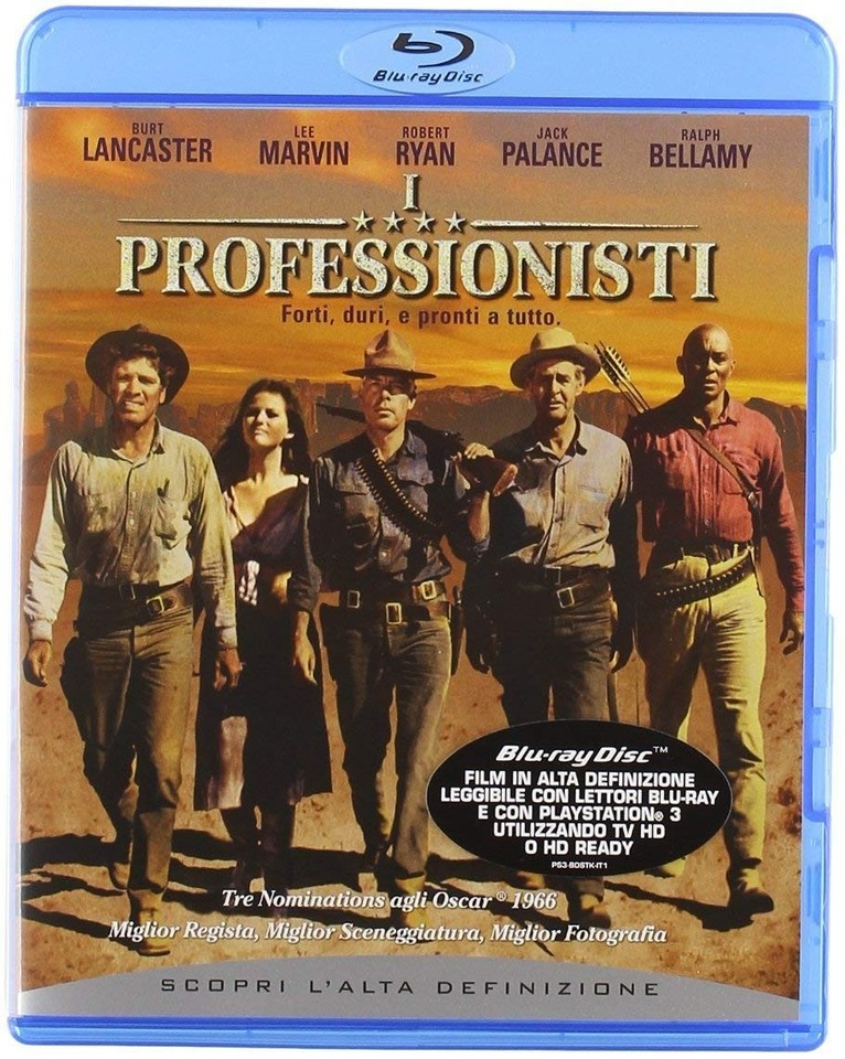 I Professionisti (Blu-ray) Burt Lancaster Lee Marvin Robert Ryan Woody ...