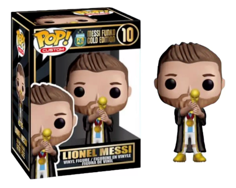 Funko Pop - Messi GOLD Edition - Soccer Argentina World Cup Champion ...