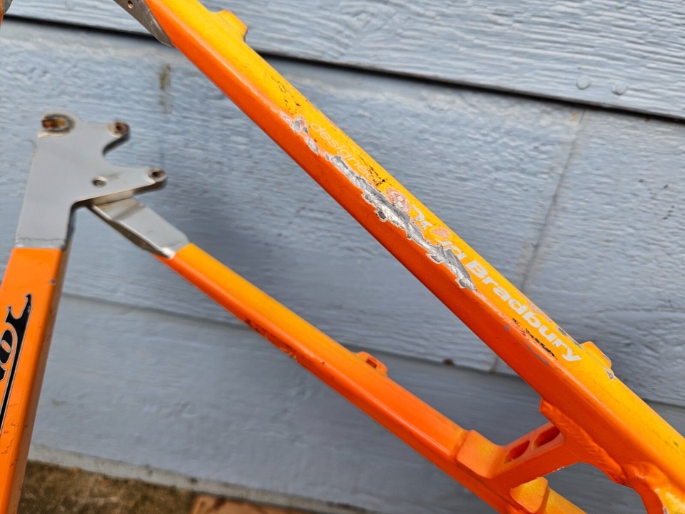 Vintage Tomac 98 Special Full Suspension Mountain Bike Frame Aluminum ...
