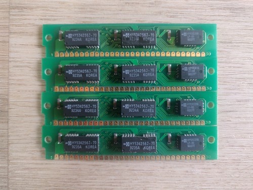 4x 256K 70ns 30-pin SIMM Memory - Hyundai (1MB RAM Total) | eBay Australia
