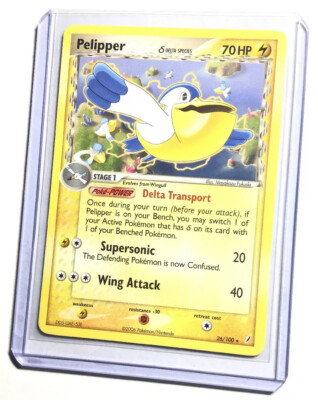 PELIPPER - 26/100 - EX Crystal Guardians - Rare - Pokemon Card - NM | eBay