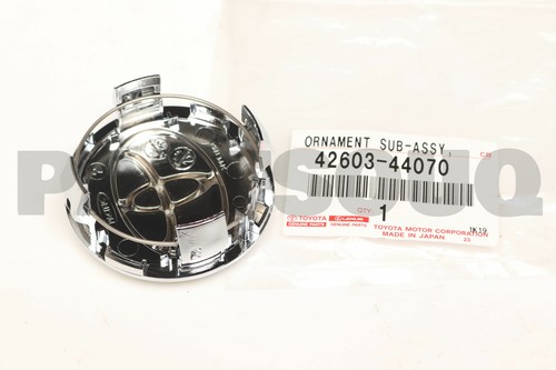 4260344070 Genuine Toyota ORNAMENT SUB-ASSY, WHEEL HUB 42603-44070 | eBay