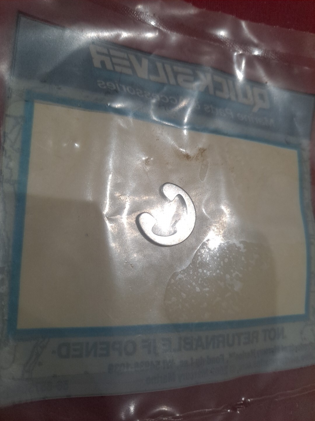 Mercury Quicksilver Snap Ring P# 53-84895M | eBay