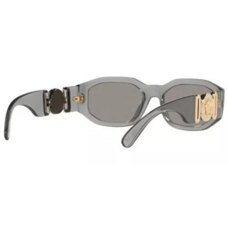 Versace Unisex 0VE4361 311/6G Transparent Grey/Grey Mirror Designer ...