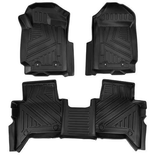 5D TPE Floor Mat Boot Liner Carpet Heavy Duty for Ford Next-Gen Ranger ...
