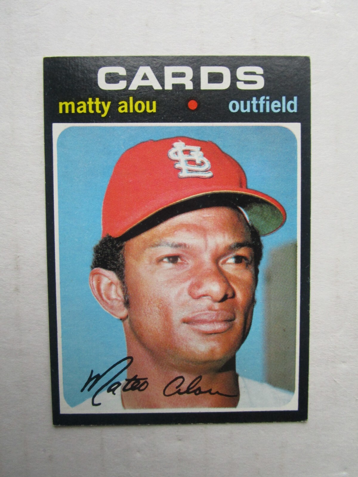 1971 Topps Matty Alou Card #720-St. Louis Cardinals-NM/MT | eBay