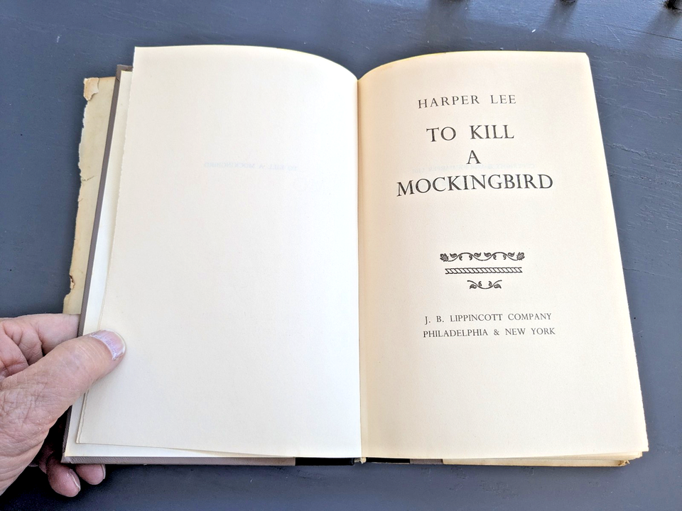 To Kill A Mockingbird by Harper Lee - 1st Edition, 1960 HB w/DJ- FAST ...