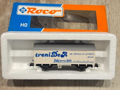 Roco Carro merci pubblicitario TreniDEA genova scala H0 | eBay