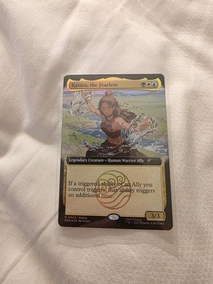 Magic The Gathering Avatar Katara The Fearless Exclusive Card SDCC 2025 ...