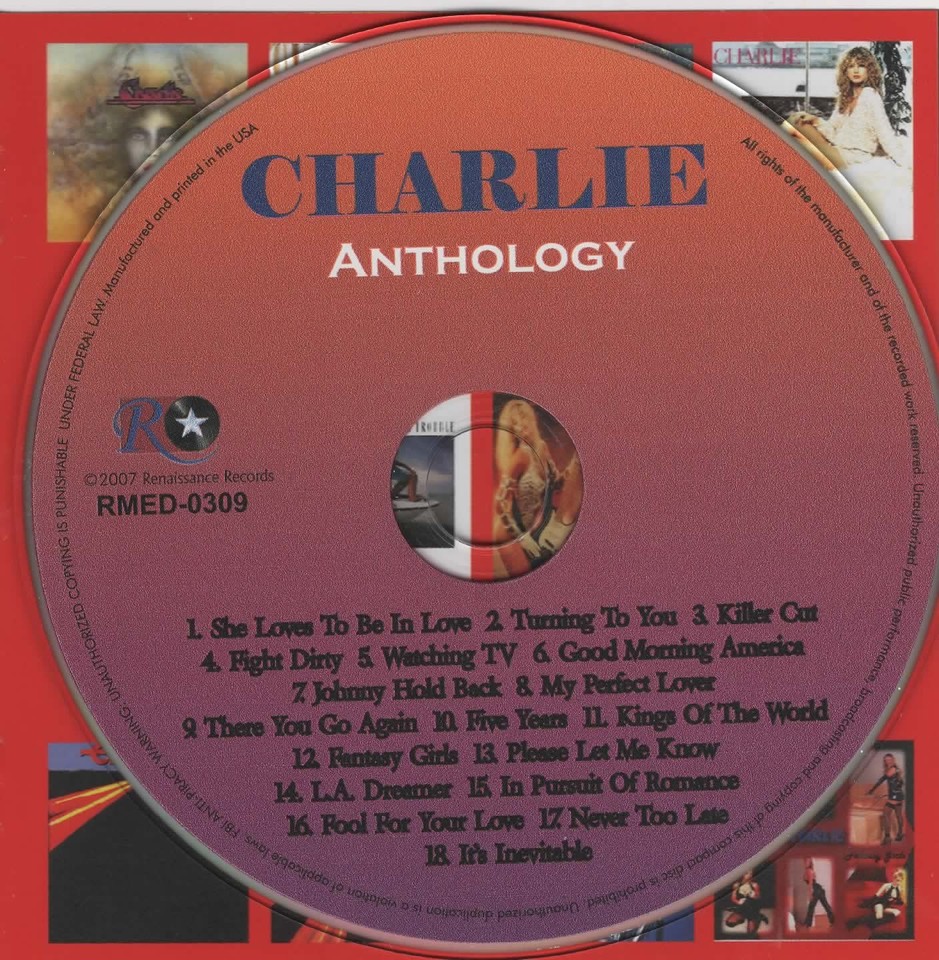 Charlie - Anthology, 18 Titel (Terry Thomas) Melodic Hardrock 1974-1980 ...