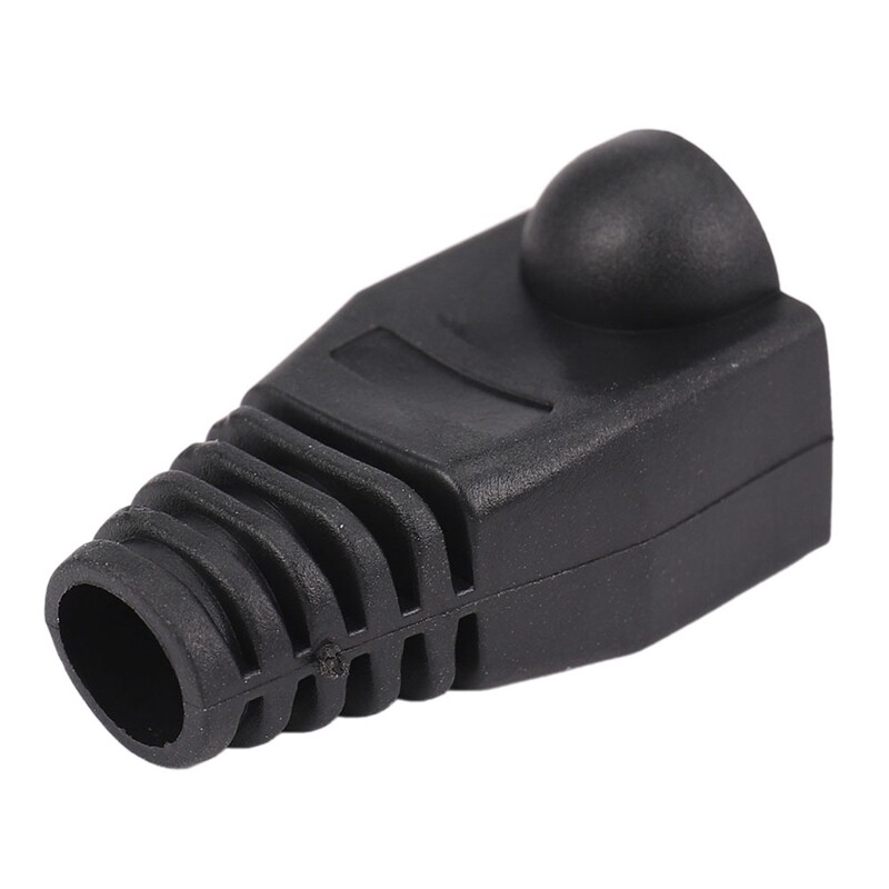50Pcs/Set Plastic Boot Plug Head for RJ45 Cat5/6 Cable Modular ...