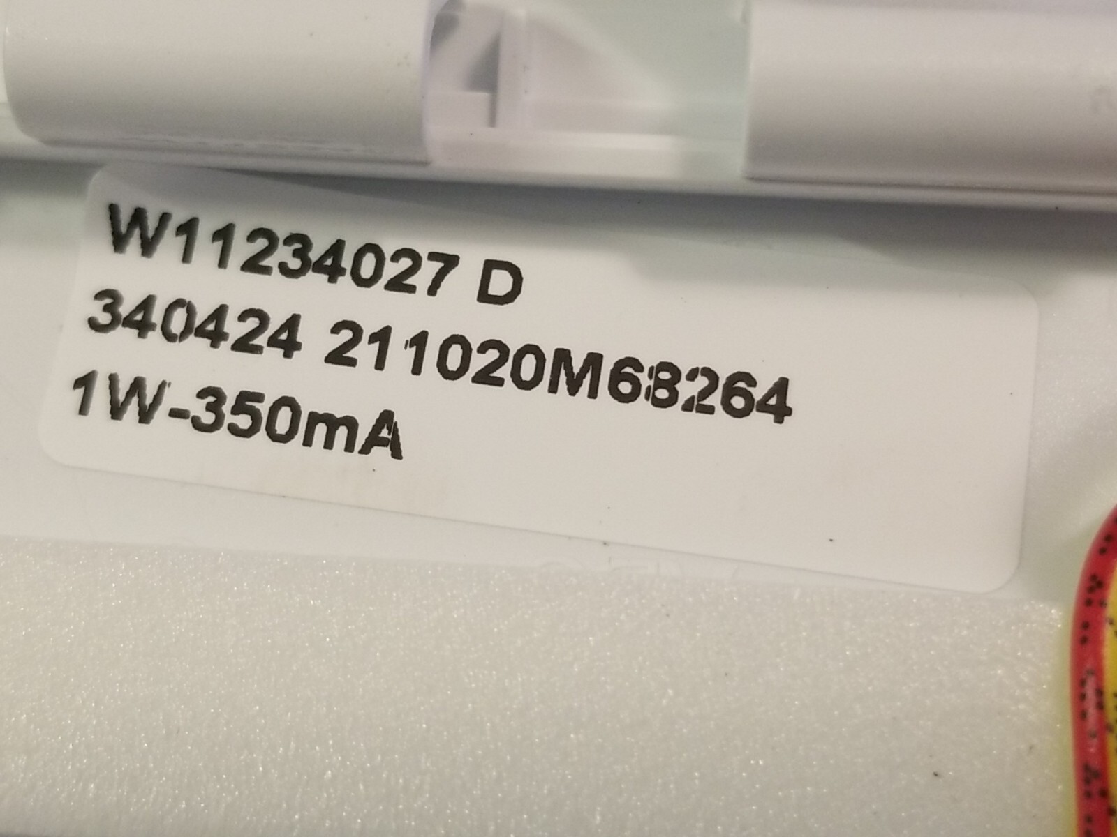 KITCHENAID REFRIGERATOR Light LED Module W11234027 (3 pc Kit) -WHITE ...